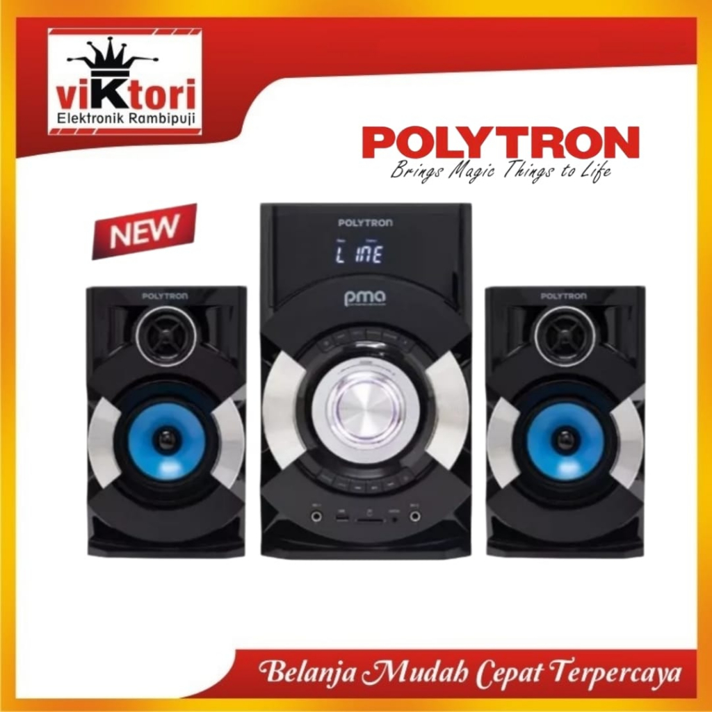 Jual SPEAKER POLYTRON PMA9527 9507 / SPEAKER BLUETOOTH / MULTIMEDIA ...