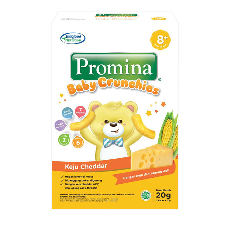 Jual Promina Baby Crunchies cemilan anak snack anak biskuit bayi 2x10gr ...