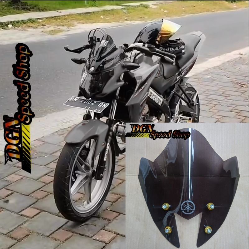 Jual VISOR YAMAHA VIXION NVA ADVANCE 2015 2016 MODEL TERBARU WINDSHIELD ...
