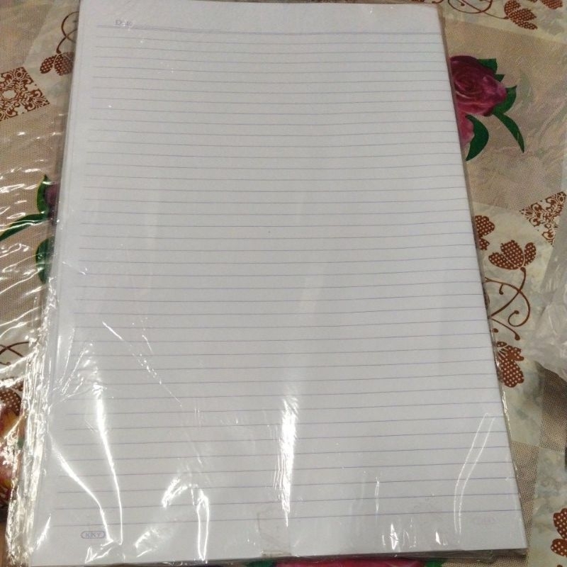 Jual Kertas Folio Bergaris Double Folio KiKy 10 lembar PER PACK ...