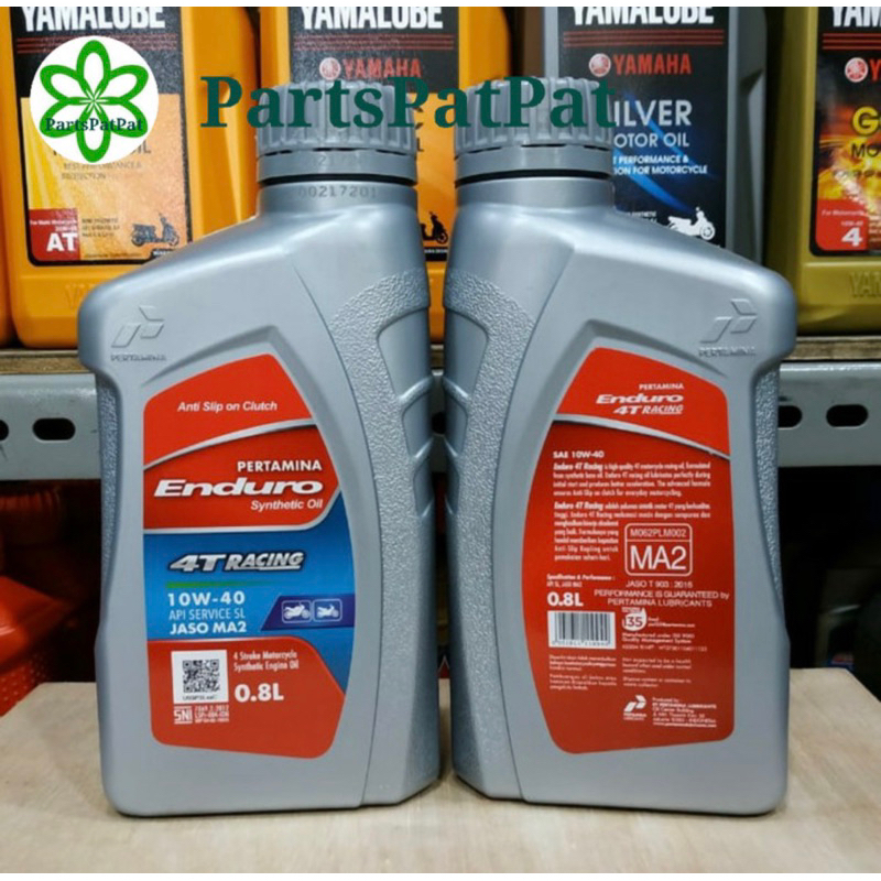 Jual OLI OIL MESIN ENDURO RACING 08LT 10W40 10W-40 800ML PERTAMINA ASLI ...