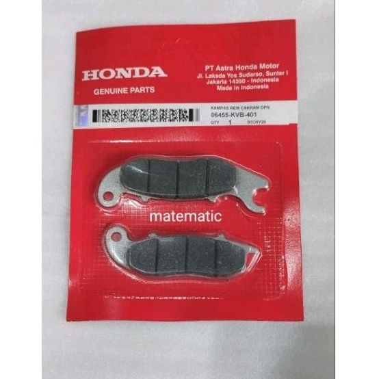 Jual Dispad Discpad Kampas rem vario 110 old KVB 401 A | Shopee Indonesia