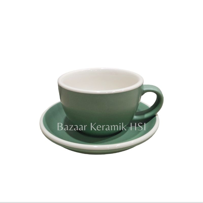 Jual Cangkir Minum Kopi Keramik 7 oz Cup Saucer Mug Gelas Cantik ...
