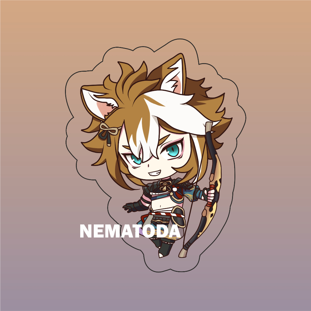 Jual Gantungan Kunci Anime Game Genshin Impact Gorou - Keychain Anime ...