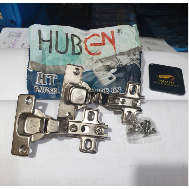 Jual HUBEN Engsel Sendok Lurus Tekuk 1 set bengkok rak etalase lemari ...