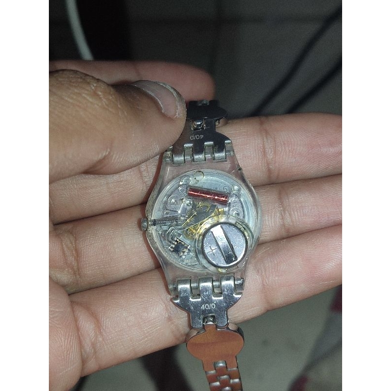 Jual Jam tangan bekas Swatch Swiss patented cewe original | Shopee ...