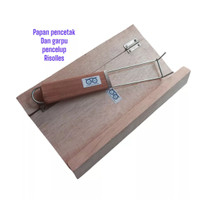 Jual 1set alat membuat risol papan lipat risolles dan garpu pencelup ...