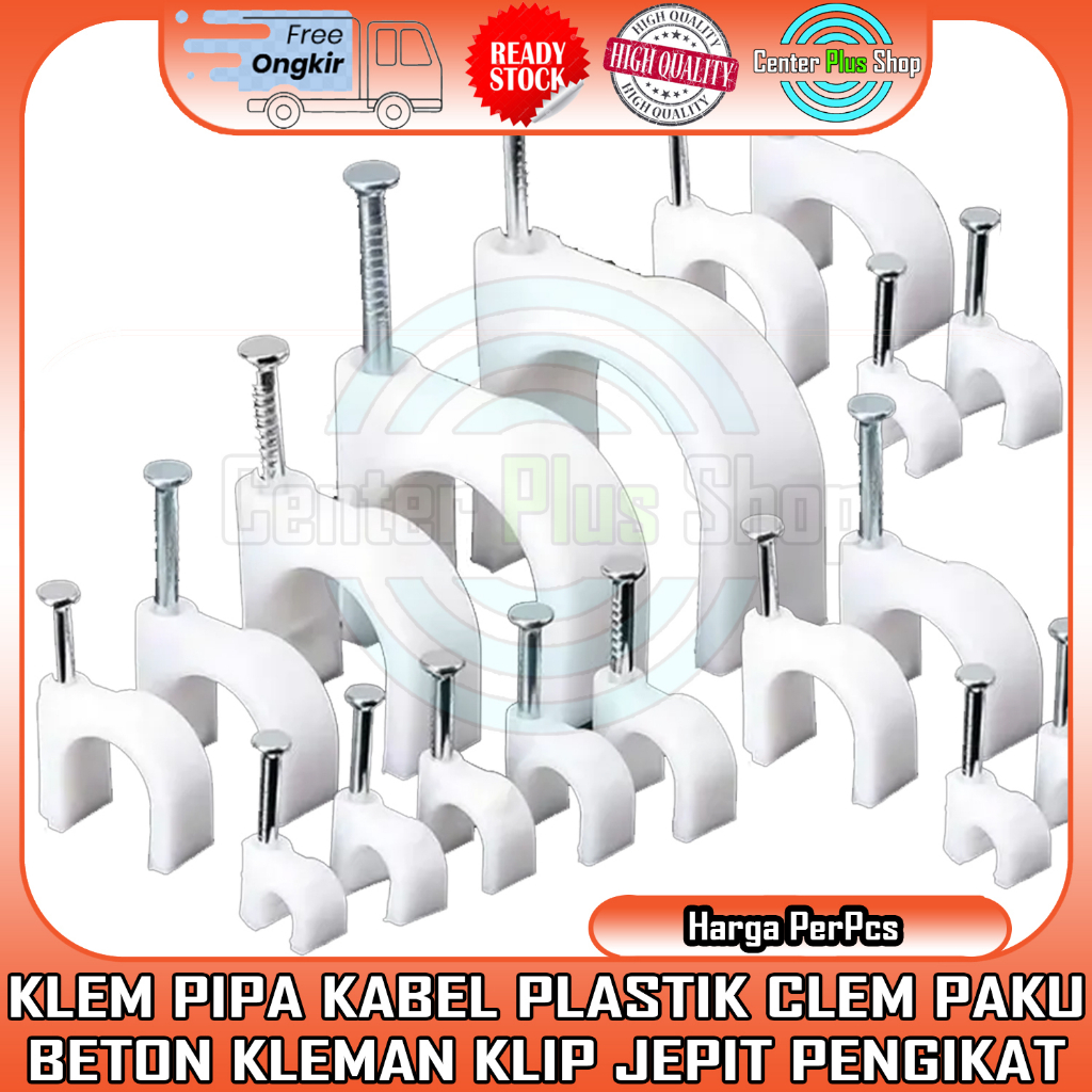 Jual Klem Clem Pipa Paku Clamp Clam Clip Beton Kleman Klip Jepit ...
