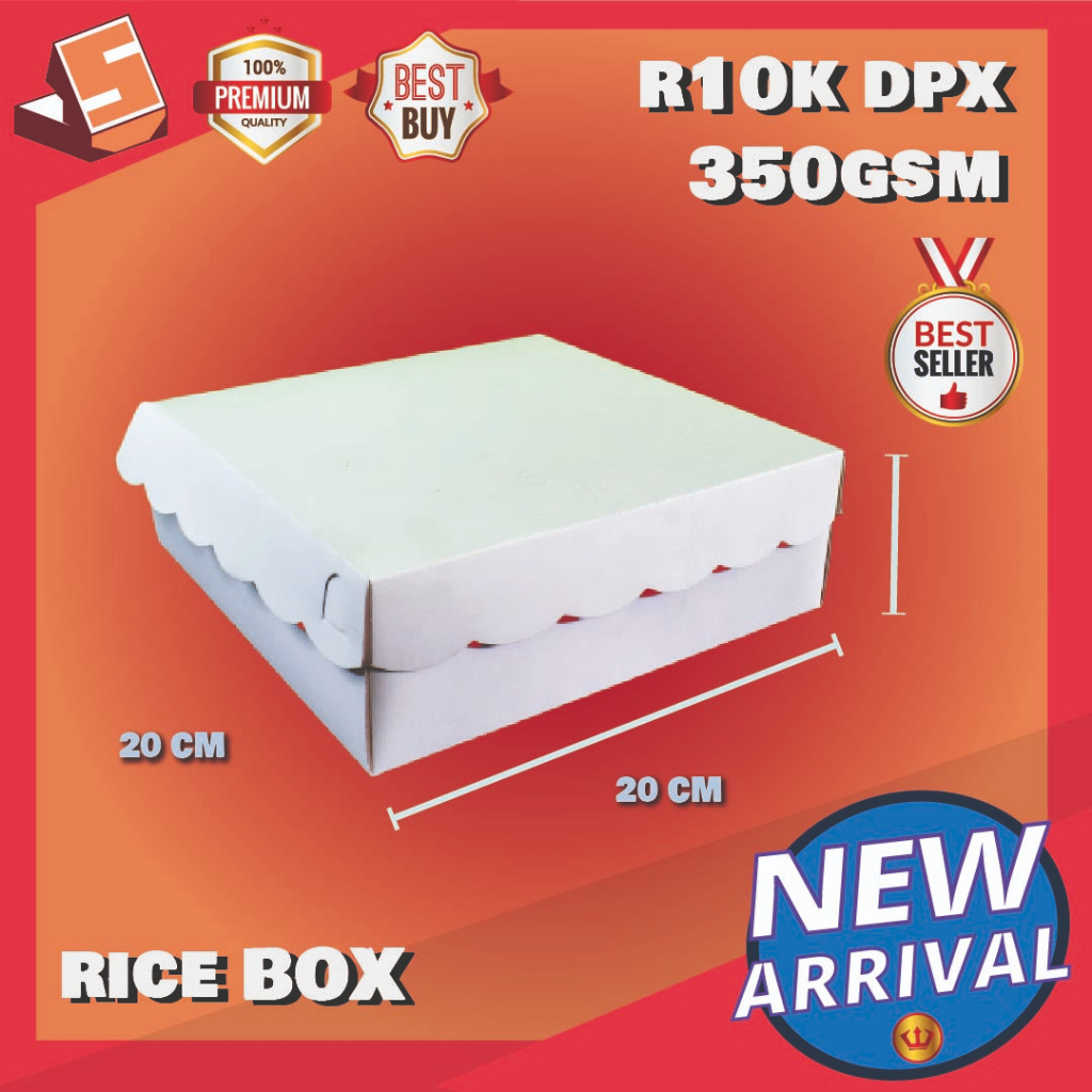 Jual DUS 20 DPX / KARDUS R10K DUPLEX PUTIH / R10K PUTIH / KARDUS NASI ...