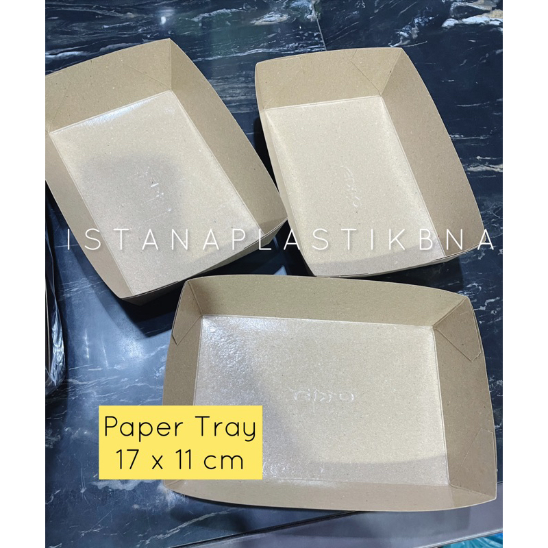 Jual (25 pcs) Paper Tray Box | Shopee Indonesia