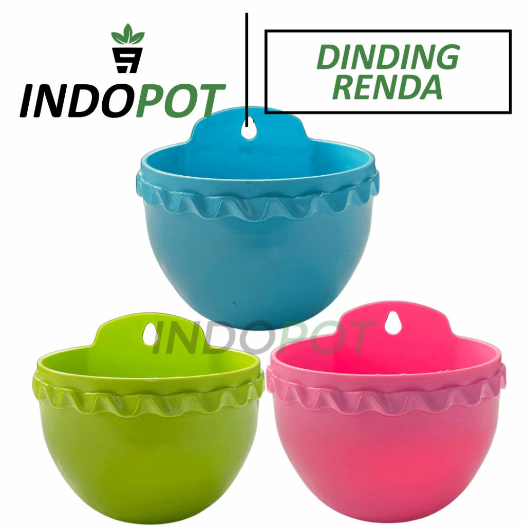 Jual Dinding Renda Pot Warna Warni Pot Tempel Dinding Pot Vertical ...