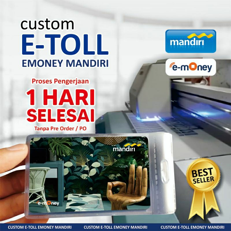 Jual Emoney Mandiri custom card - design suka-suka - kartu tol - print ...