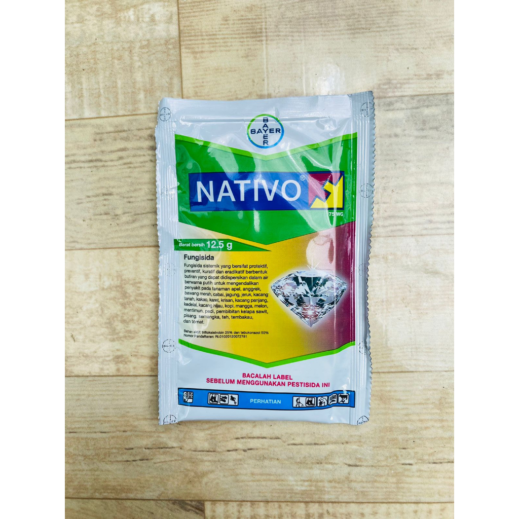 Jual Fungisida sistemik NATIVO 75WG. kemasan 12,5gram dr bayer | Shopee ...