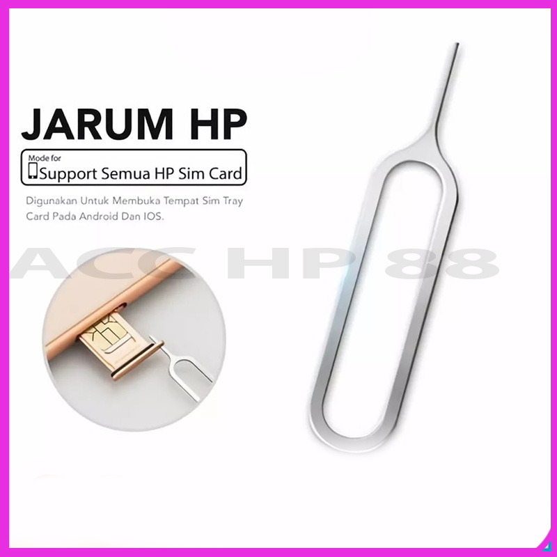Jual Acchp Jarum Tusuk Sim Card / Sim Card Tray Ejector / Tusukan Sim ...
