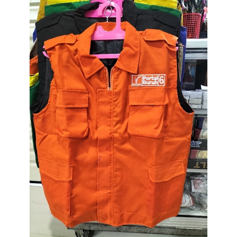 Jual Rompi Krah Partai Buruh/ rompi Krah ripstok partai buruh | Shopee ...