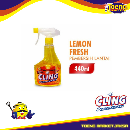Jual PEMBERSIH KACA 440ML KUNING CLING | Shopee Indonesia
