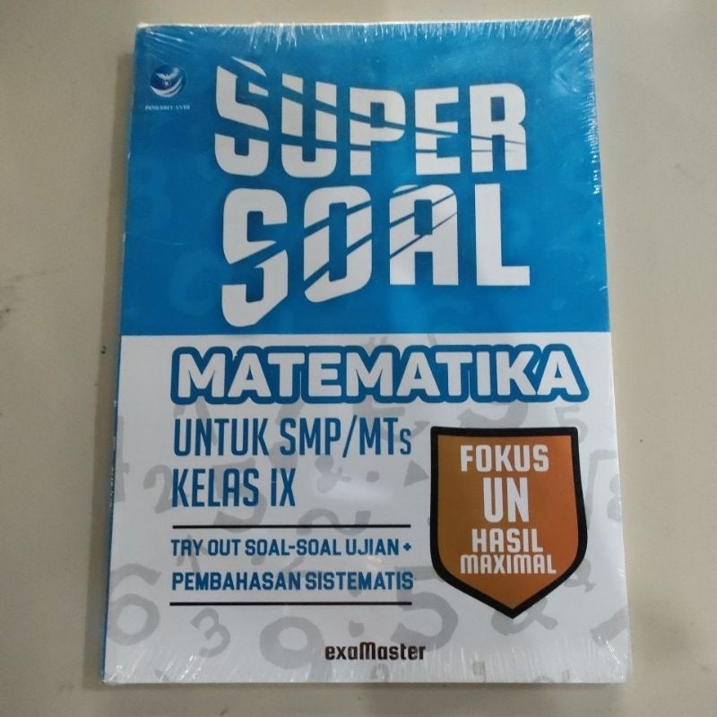Jual Buku Super Soal Matematika untuk SMP kls lX oleh ExaMaster ...