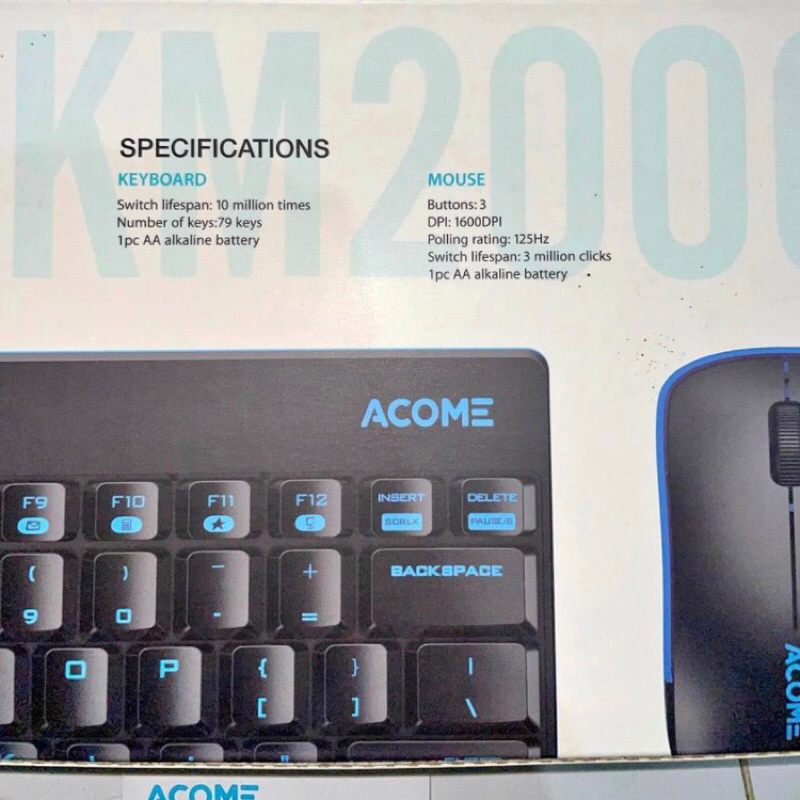 Jual Acome Keyboard & Mouse Wireless | Shopee Indonesia