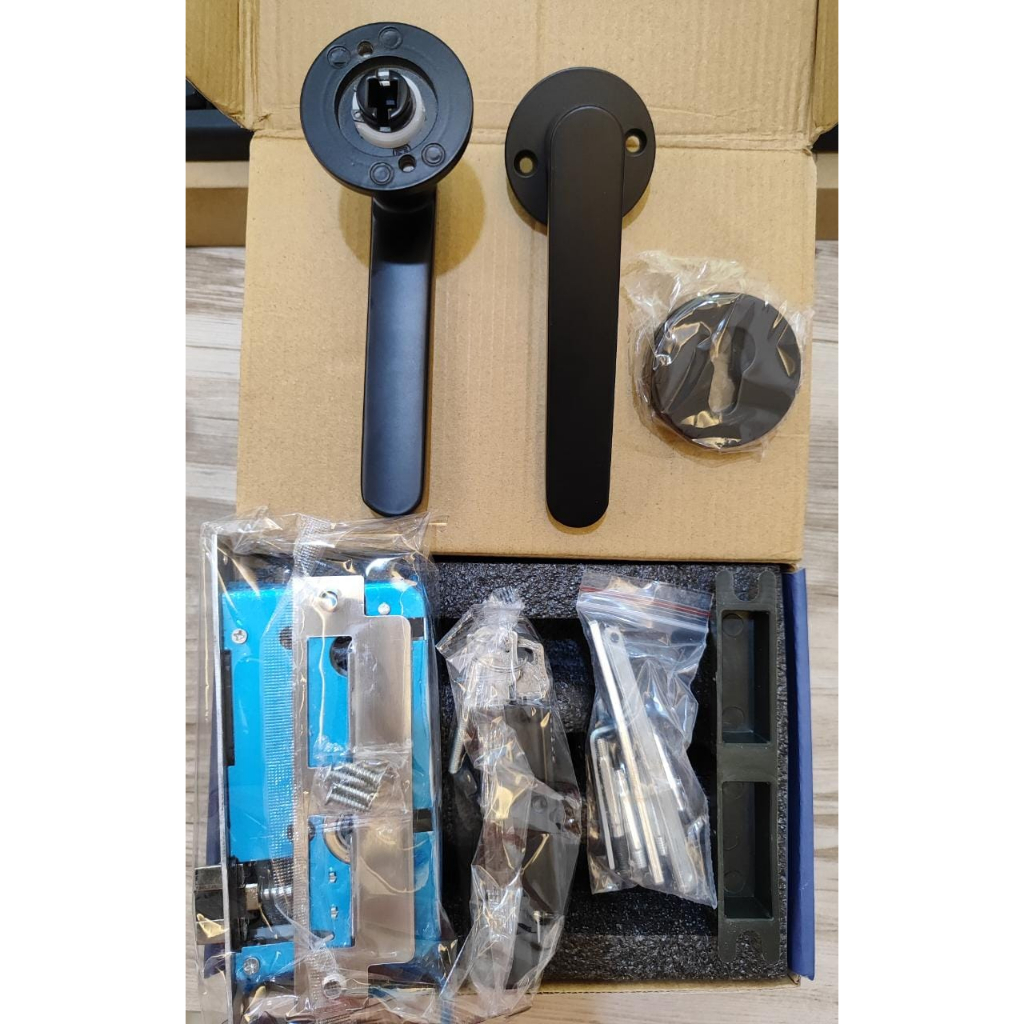 Jual Gagang Pintu 1 set siap pasang, Gaya Eropa Handle Lock Door ...