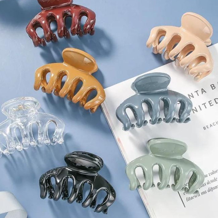 Jual JEDAI JUMBO 8CM CAKAR 5 - Jepit Rambut Jumbo Hair Claw Clips ...