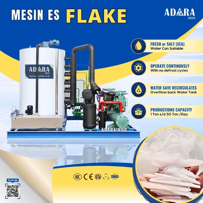 Jual Mesin es flake 1-20 ton per hari | Shopee Indonesia
