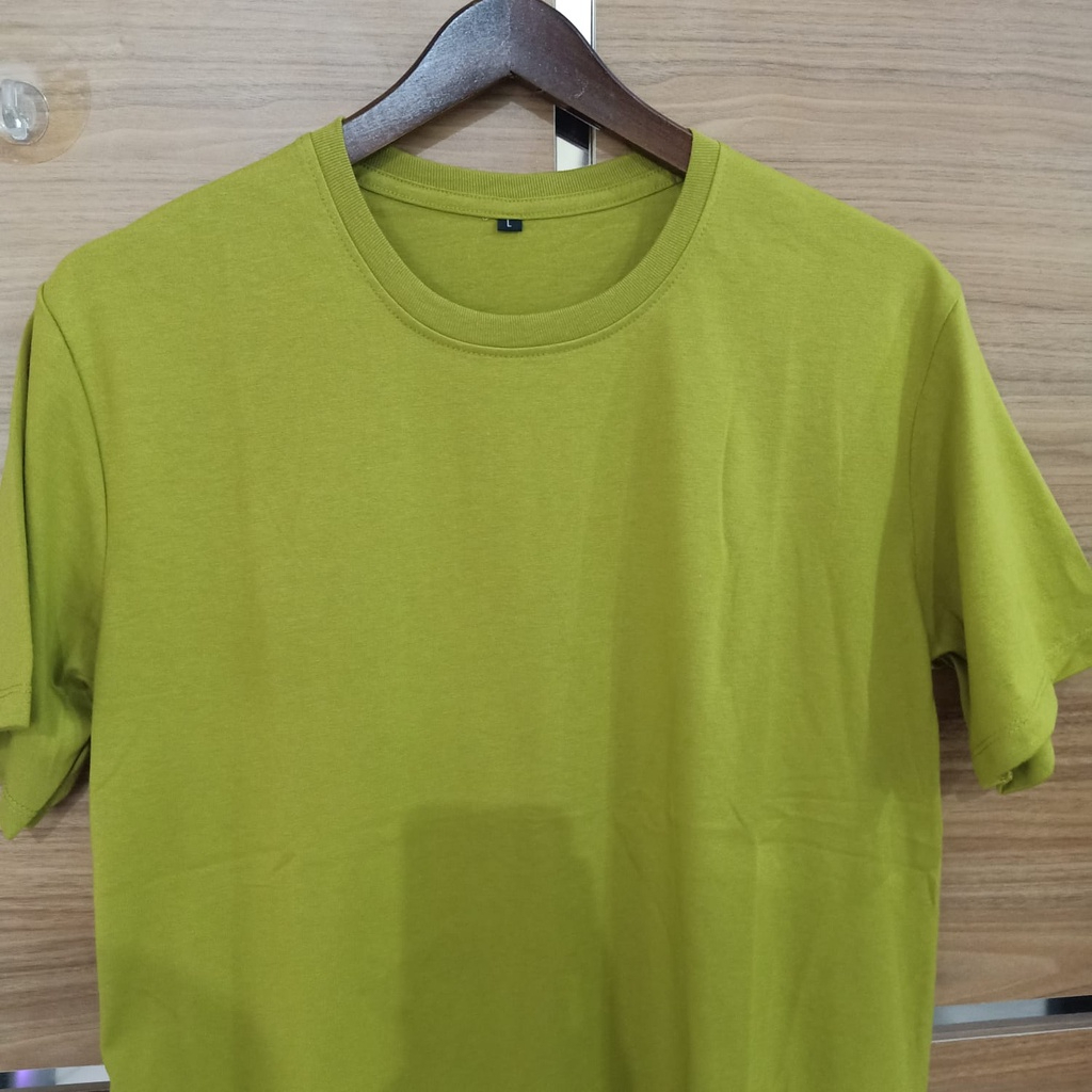 Jual [lebih Tebal] Kaos Polos Cotton Combed 24s Lengan Pendek Reaktif