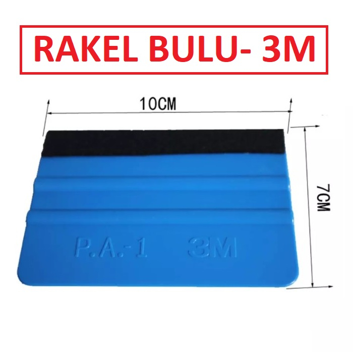 Jual Scraper Rakel Bulu Anti Gores Alat Pasang Kaca Film Sticker ...