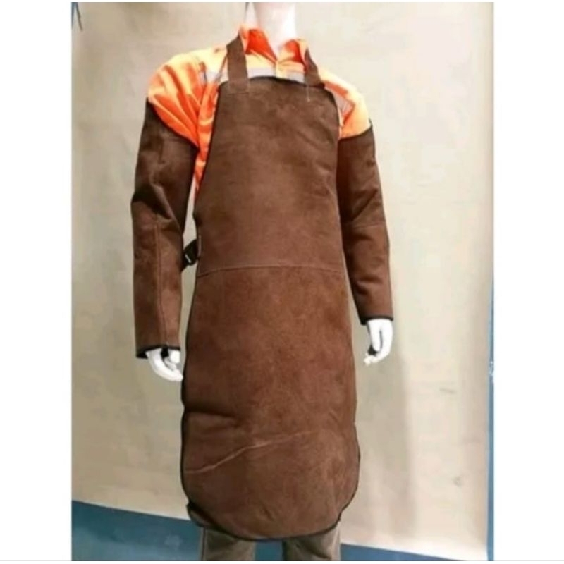 Jual Apron Las / Baju Las / Baju Pelindung / Celemek Untuk Las | Shopee ...
