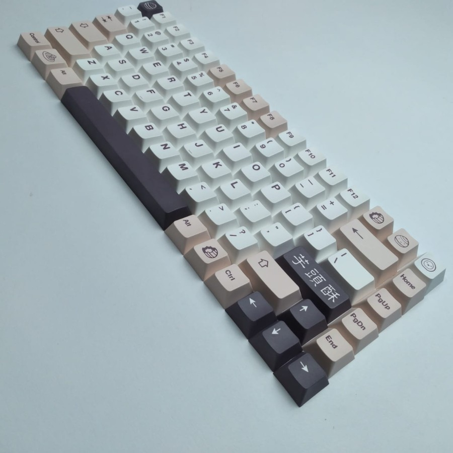 Jual Keycap Keycaps PBT Dye Sub Taro Crisp Colorways Cherry Profile ...