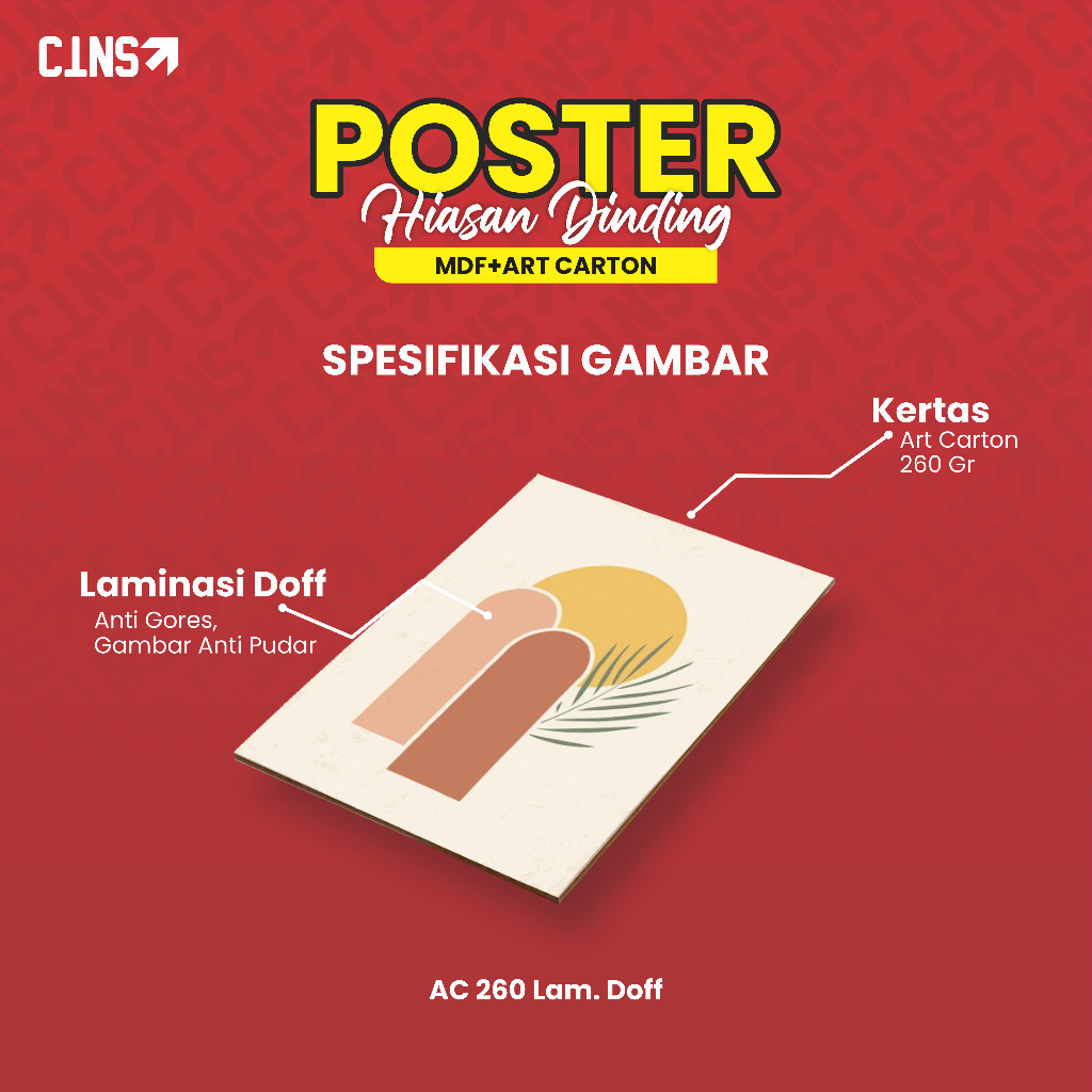 Jual Poster Hiasan Dinding Mdf 15X20 CM (1 Shet Dapat 4 Gambar Bebas ...