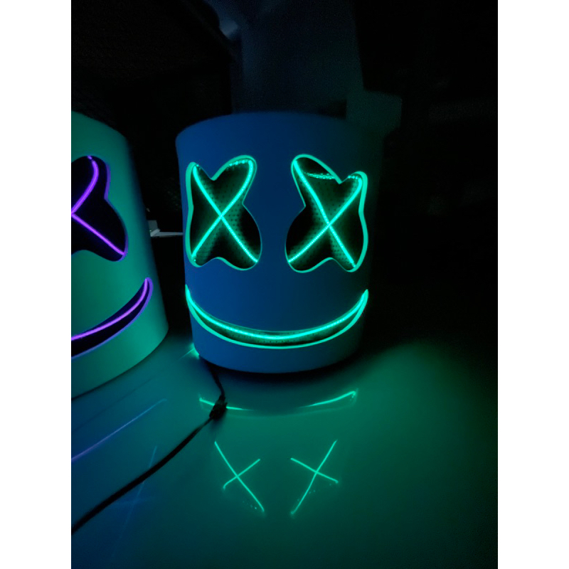 Jual Topeng dj marshmello terbaik lampu LED | Shopee Indonesia