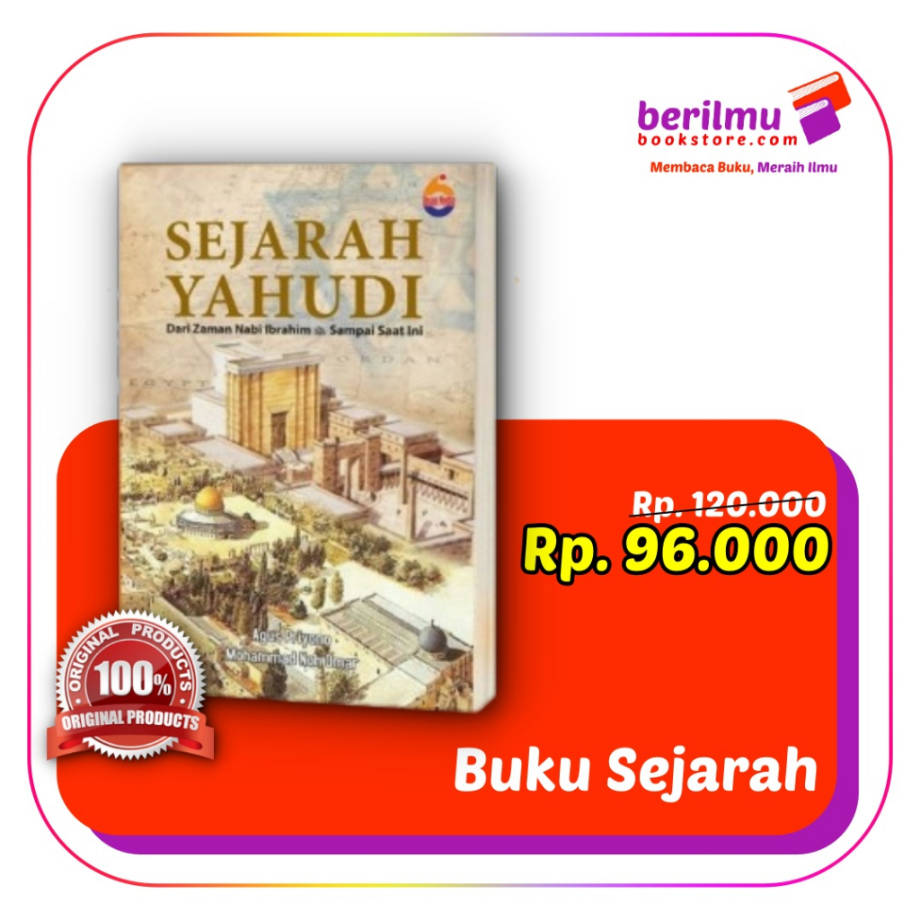 Jual Buku Sejarah Yahudi | Buku Bacaan Sejarah | 100% Buku Original ...