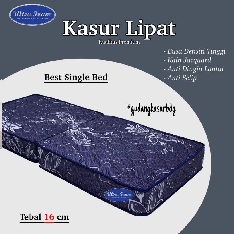Jual KASUR BUSA LIPAT COMBO 180 x 80 x 16 cm // KAIN QUILTING JACQUARD // BACA DESKRIPSI ...