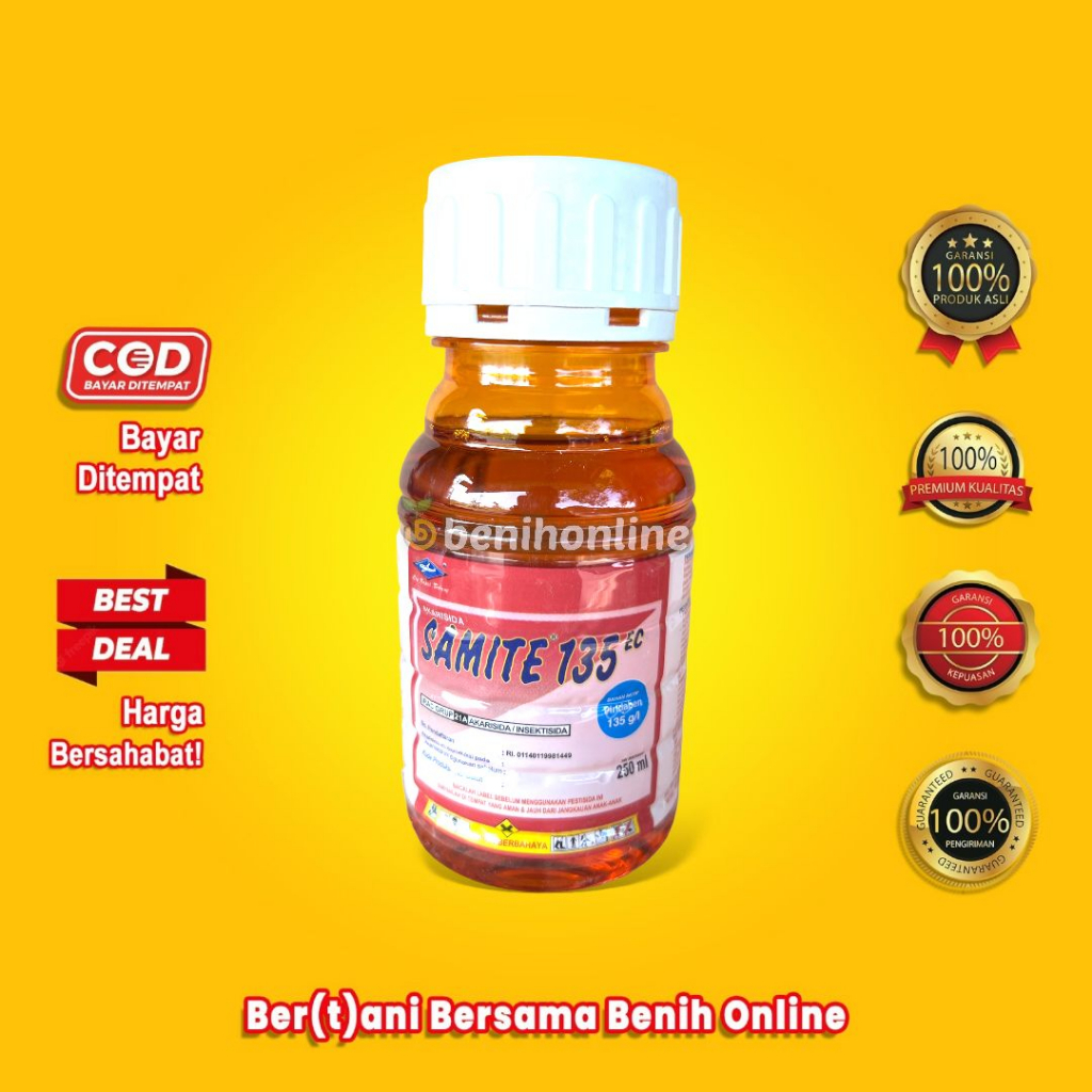 Jual AKARISIDA – SAMITE 135EC – 250 ml – Cap Kapal Terbang pembasmi ...