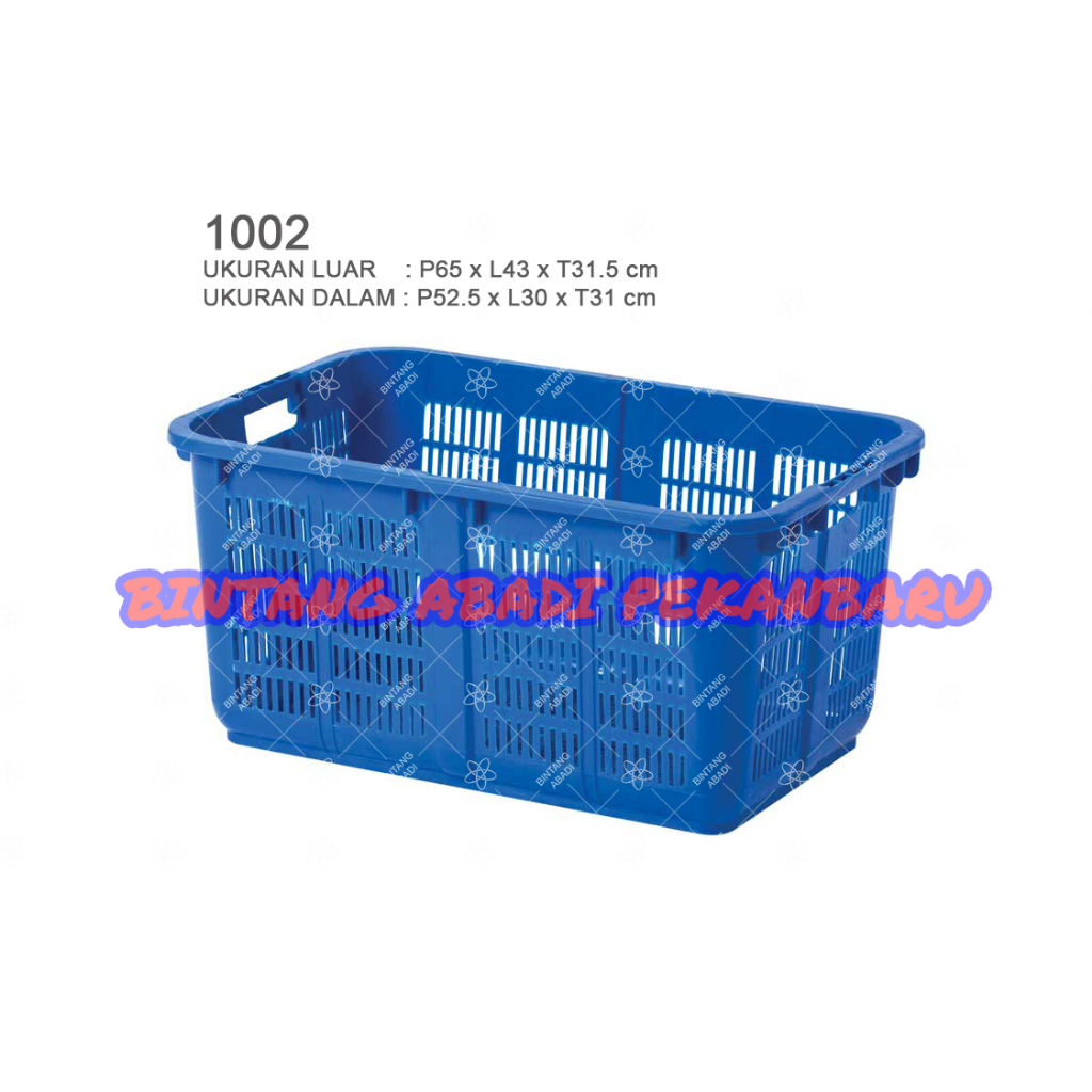 Jual Keranjang Industri Serbaguna 1002 Rabbit Container Plastik Box ...