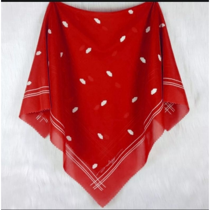 Jual Hijab Segi Empat Warna Merah Cabai | Shopee Indonesia