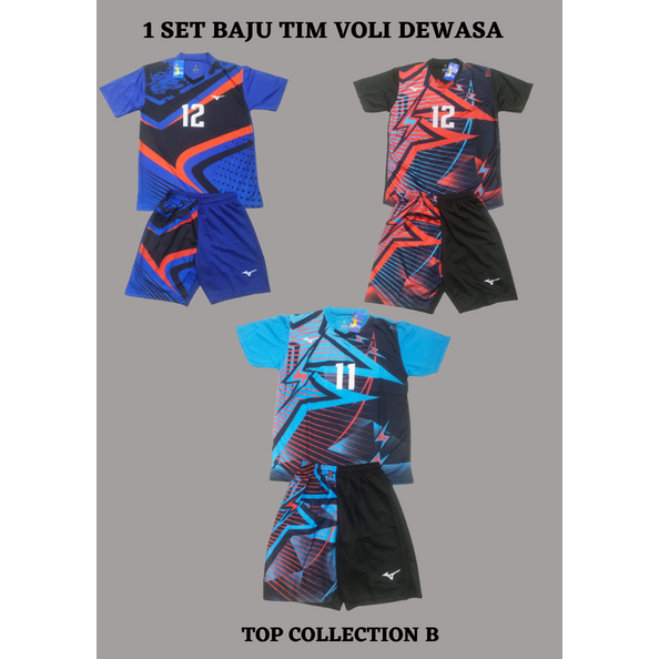 Jual 1 SET BAJU TIM VOLI LAKI-LAKI DEWASA | Shopee Indonesia