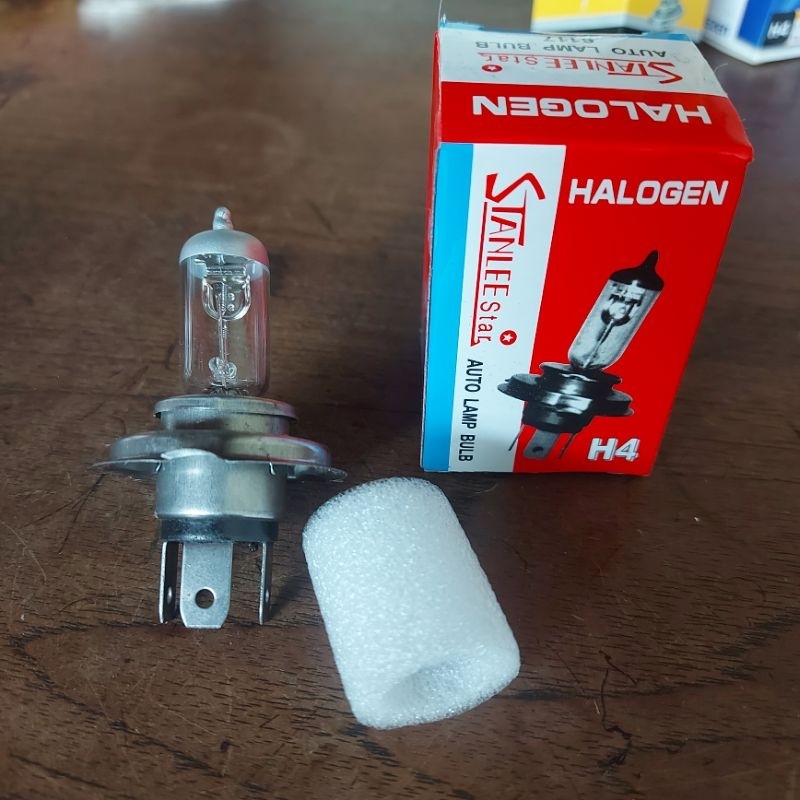 Jual Bohlam Lampu H4 12V 100/90W Stanlee | Shopee Indonesia