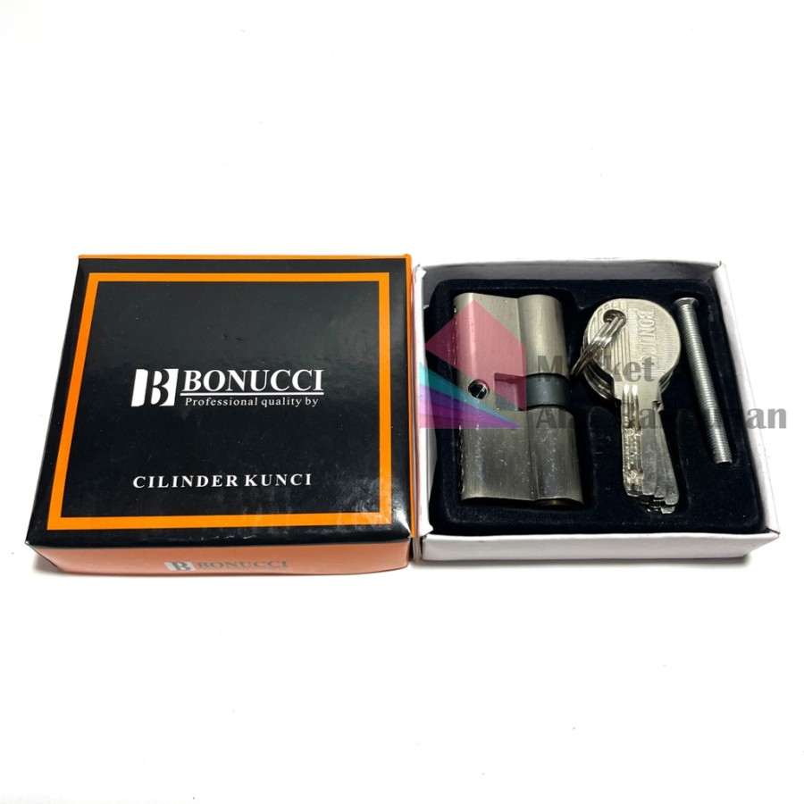 Jual Silinder Kunci Besar Bonucci + 5 Anak Kunci / Kunci Pintu Silinder ...