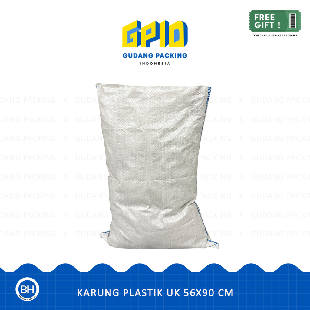 Jual Karung Plastik 50kg 56x90 (ISI 100 LBR) | Shopee Indonesia