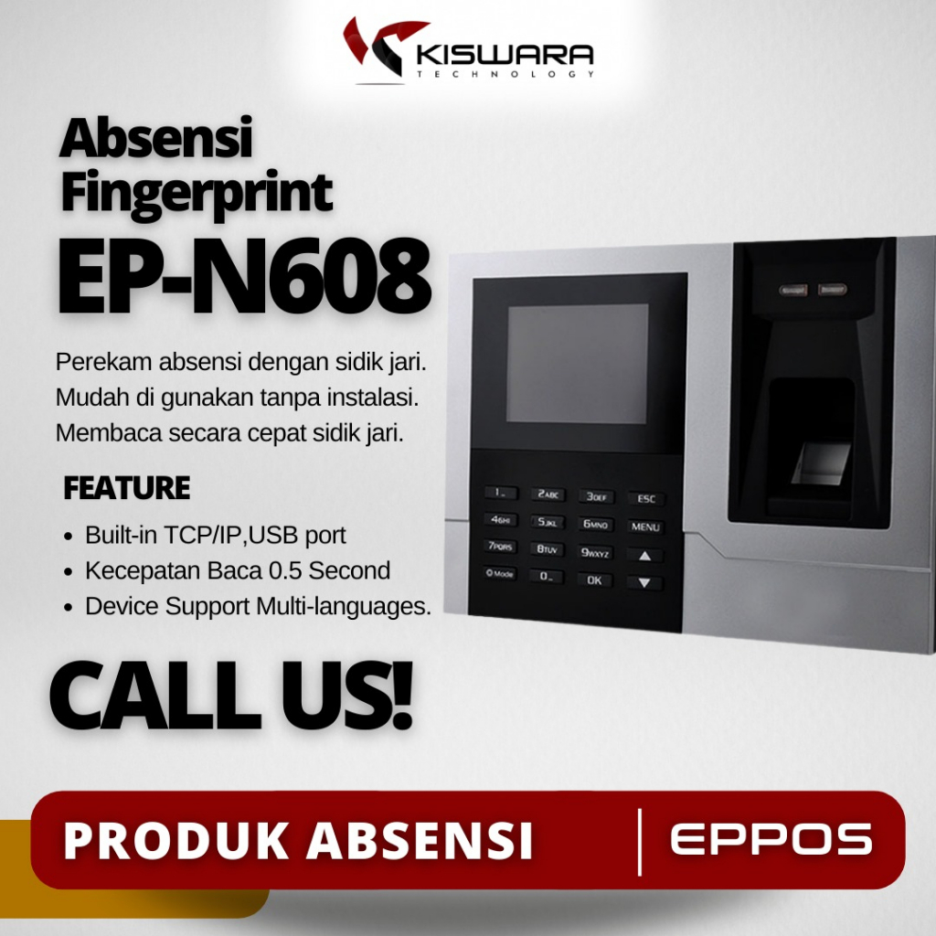 Jual Mesin Absensi TCP-IP WIFI Webbase - N608 | Shopee Indonesia