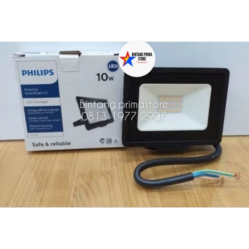 Jual Lampu Sorot LED BVP150 10W Philips Flood Light 10W IP65 Tembak | Shopee Indonesia