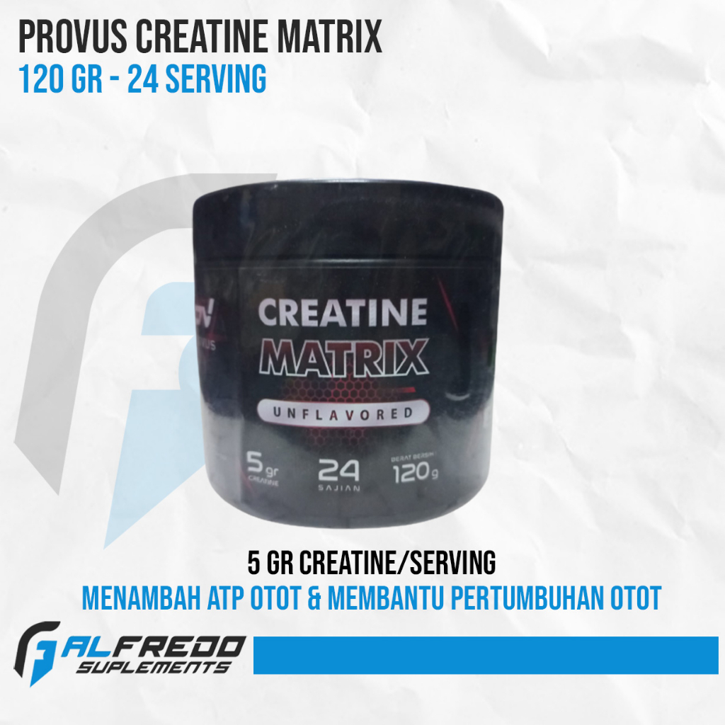 Jual Provus Creatine Matrix 120 Gram 24 Serving Creatine Monohydrate ...