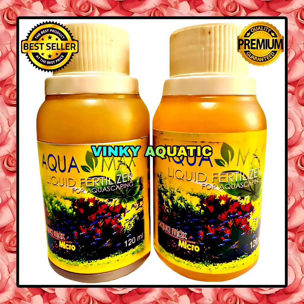 Jual PUPUK CAIR AQUASCAPE - AQUA MAX MICRO LIQUID FERTILIZER 120 ML | Shopee Indonesia