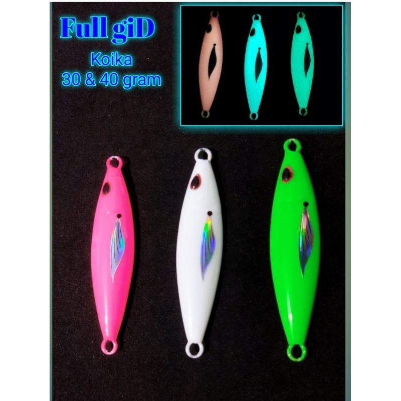 Jual METAL JIG FULLGID KOIKA 30&40 GRAM LIGHT JIGGING SERIES | Shopee Indonesia