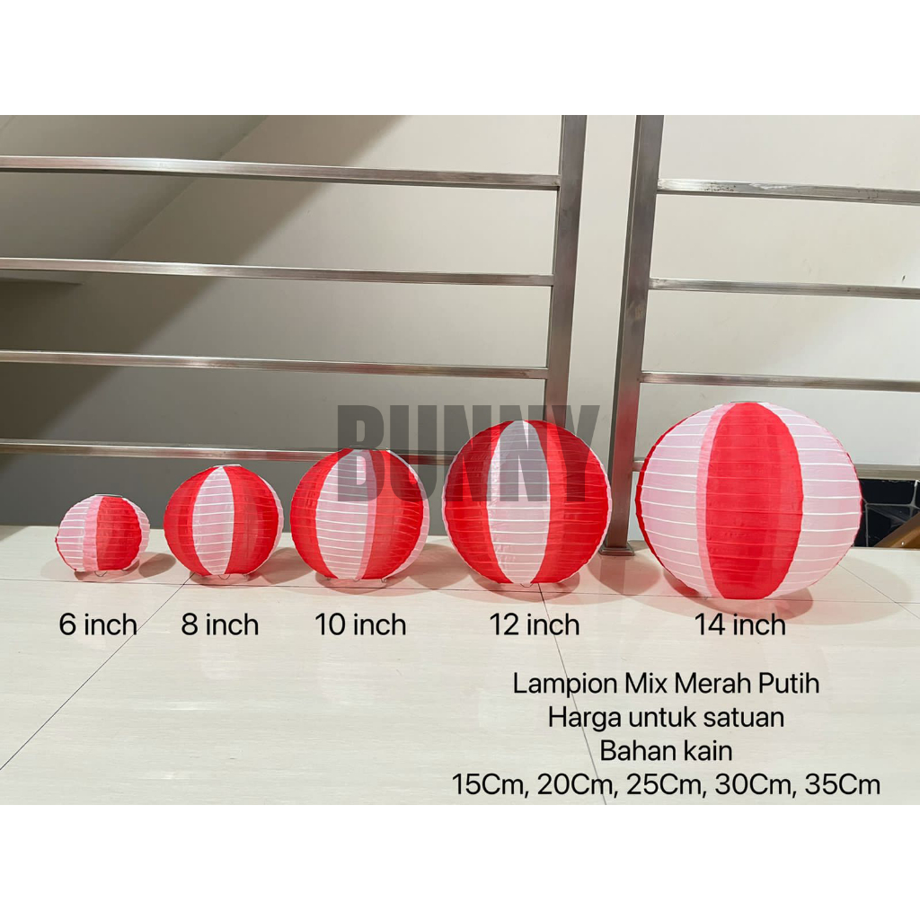 Jual Ready Stock Lampion agsutusan / 17 Agustus / Grosir LAmpion ...