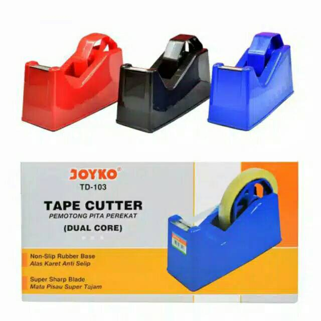 Jual Tape Cutter Joyko TD-103 / Tape Dispenser/Cutter Joyko Ukuran ...