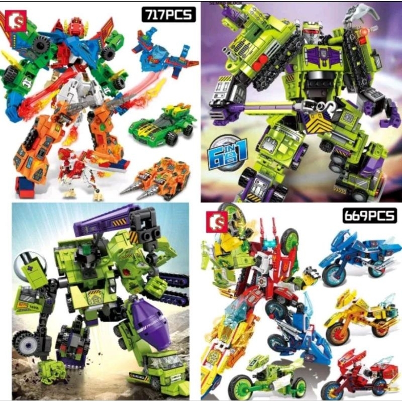 Jual MaAINAN SEMBO BLOK LEGO TRANSFORMERS | Shopee Indonesia