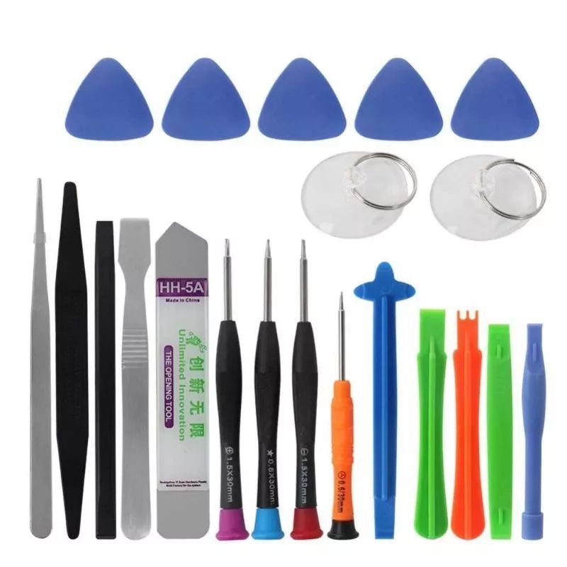 Jual Peralatan Reparasi Smartphone 21 in 1 Repair Tools Alat Service HP ...