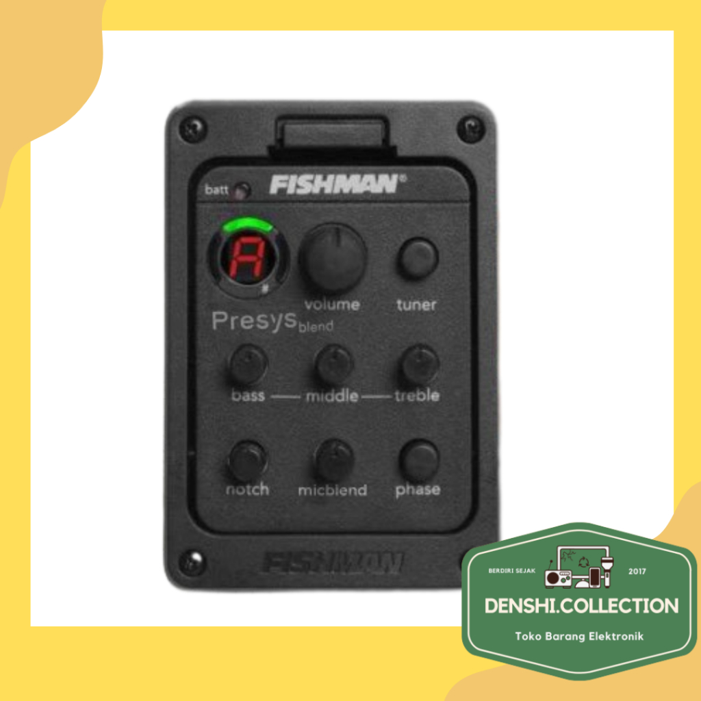 Jual FISHMAN Preamp Amplifier Gitar EQ Tuner - EQ-201 - Black | Shopee Indonesia